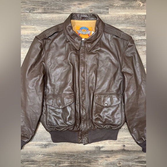 Cooper | Jackets & Coats | Cooper Type A2 Usaf Brown Leather Bomber ...